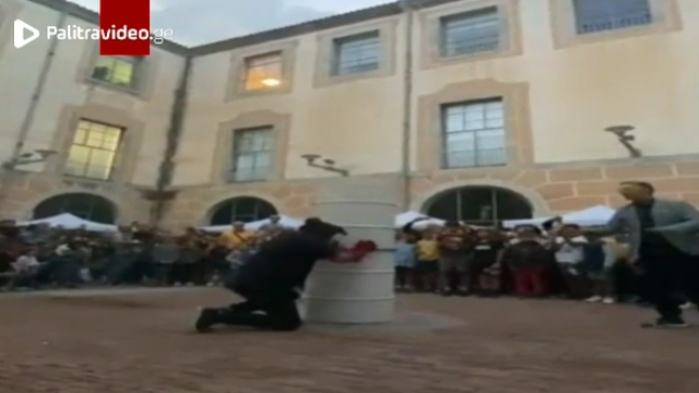 ვრცელდება აფეთქებამდე რამდენიმე წუთით ადრე გადაღებული ვიდეო ესპანეთში ქიმიური ექსპერიმენტის